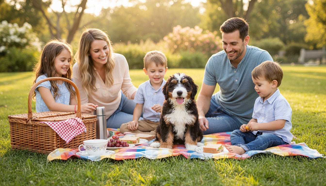 Discover Mini Bernedoodle Puppies in Marble Cliff, Ohio - Ohio Puppy Paws