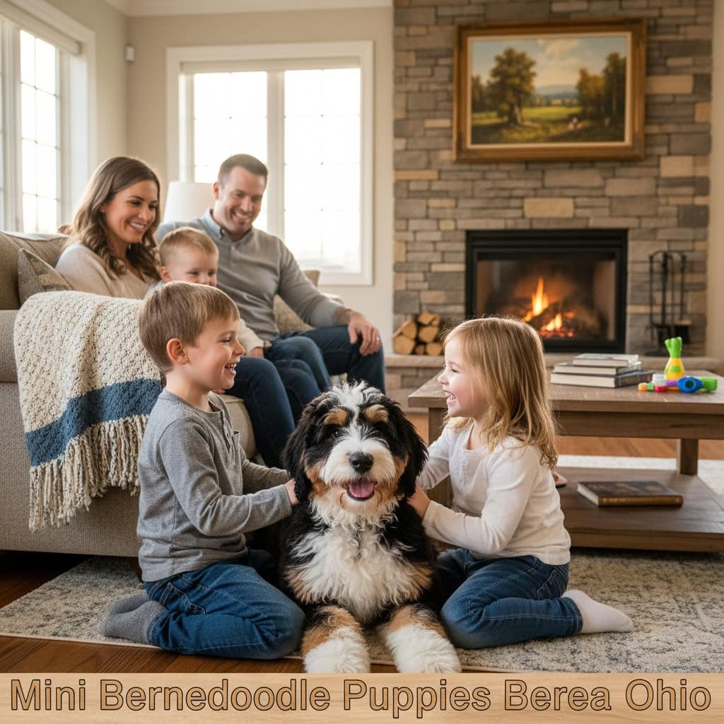 Discover Our Mini Bernedoodle Puppies in Berea, Ohio - Ohio Puppy Paws