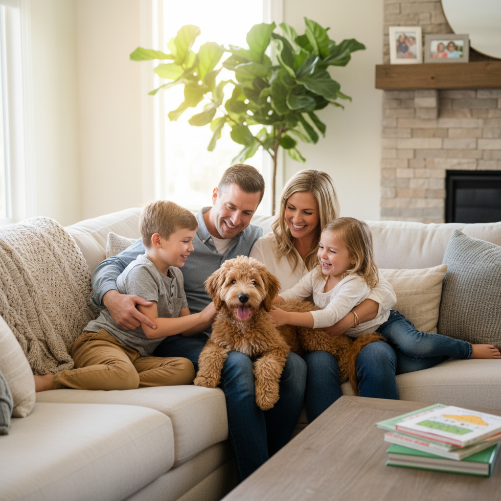 Our Mini Goldendoodle Puppies for Families in Solon, Ohio - Ohio Puppy Paws
