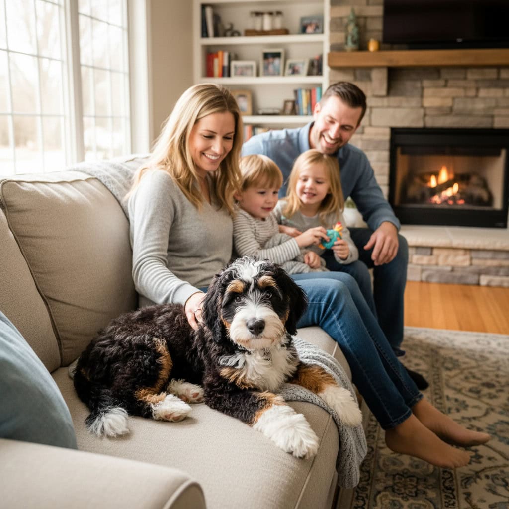 Our Mini Bernedoodle Puppies in South Amherst, Ohio - Ohio Puppy Paws