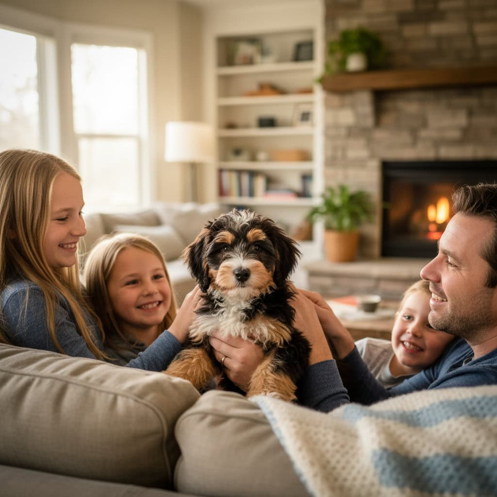 Discover Our Mini Bernedoodle Puppies Wellington Ohio - Ohio Puppy Paws